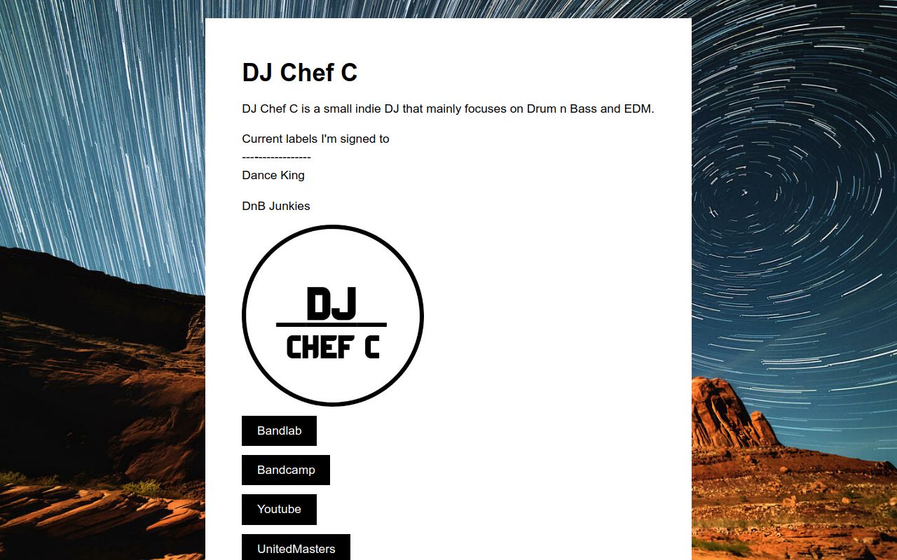 Official DJ Chef C Site